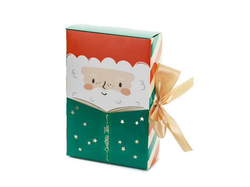 Gift box Santa, 6x22.5x15 cm, mix - Designer decorations and ideas for ...