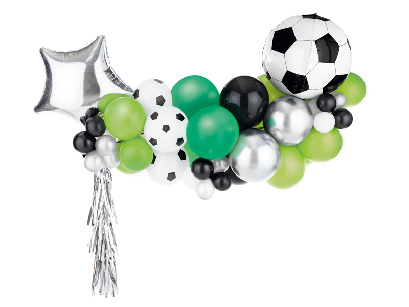 Balloon garland - Football, mix, 150x126cm - Designer decorations and ...