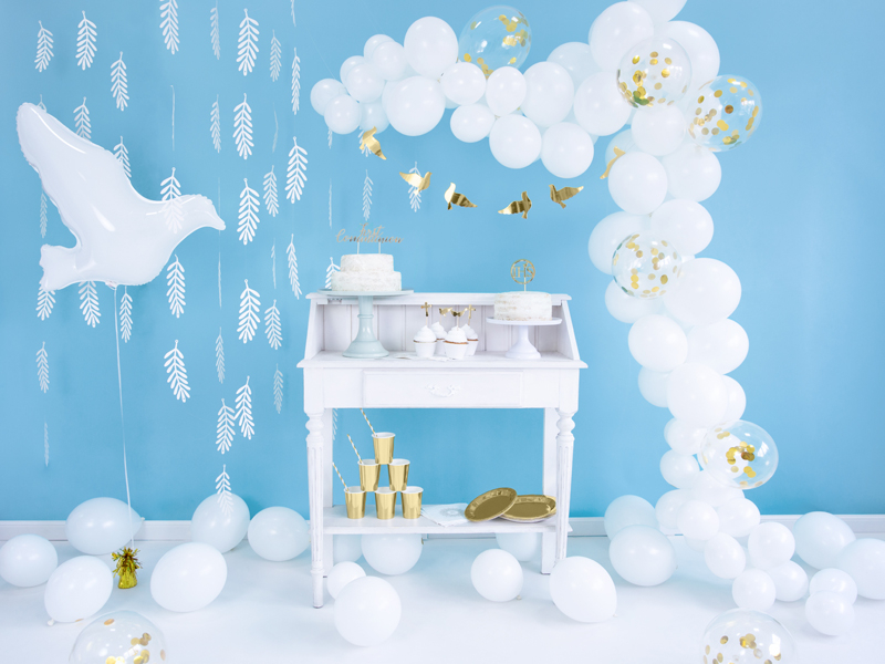 Foil Balloon Dove, white, 77x66cm - Designer decorations and ideas for ...