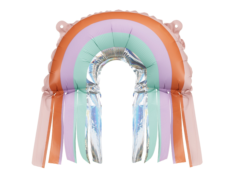 Foil Balloons Rainbow with Fringes, 38x41 cm, mix (1 pkt / 3 pc ...