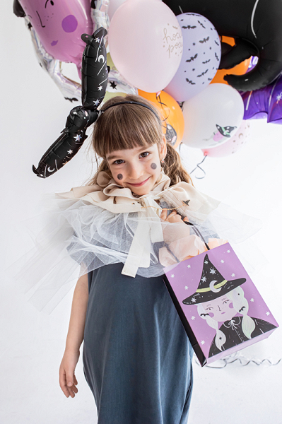 Gift bag Witch, mix, 8x14x18 cm - Designer decorations and ideas for ...