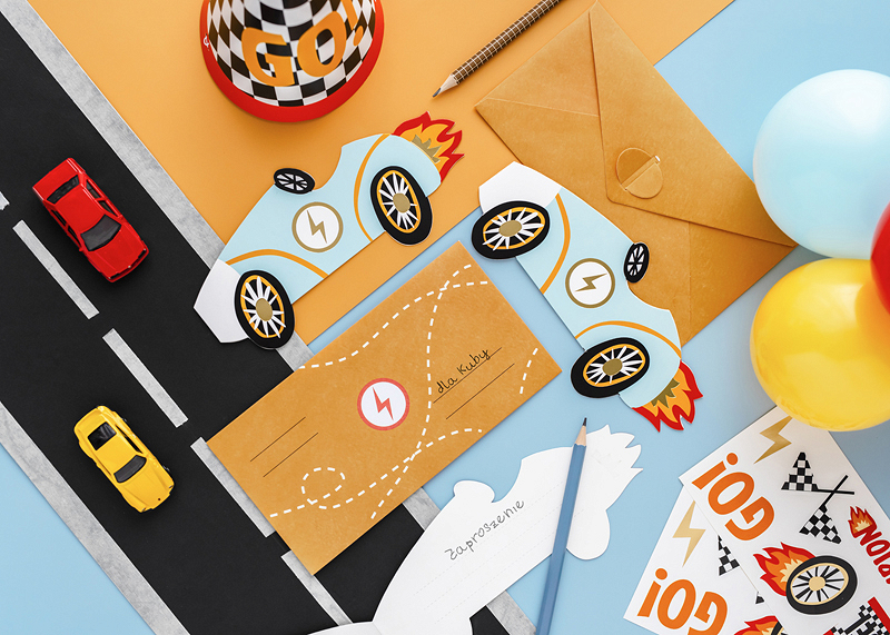 Stickers Cars, mix - Designer decorations and ideas for every party ...