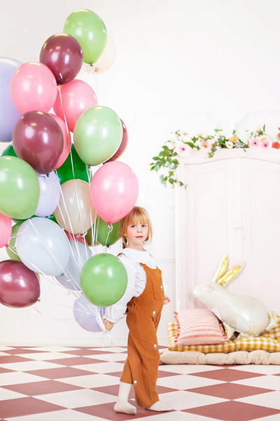 Strong Balloons 30 cm, Pastel Light Misty Blue (1 pkt / 100 pc ...
