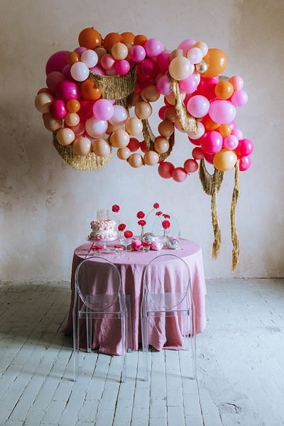 Linking balloons, 33 cm, nude (1 pkt / 20 pc.) - Designer decorations and ideas for every party ...
