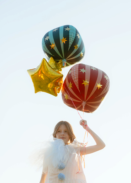 Foil balloon Starry ball, 75 cm, green - Designer decorations and ideas ...