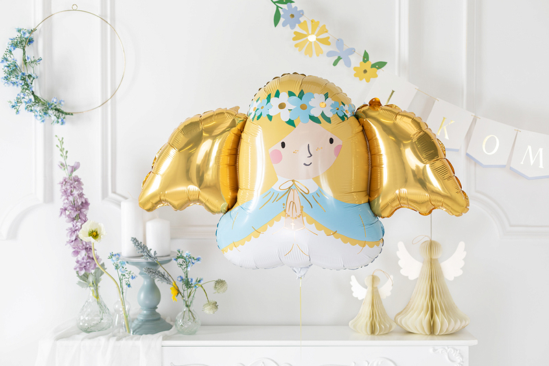 Foil balloon Angel,103x58 cm, mix - Designer decorations and ideas for ...