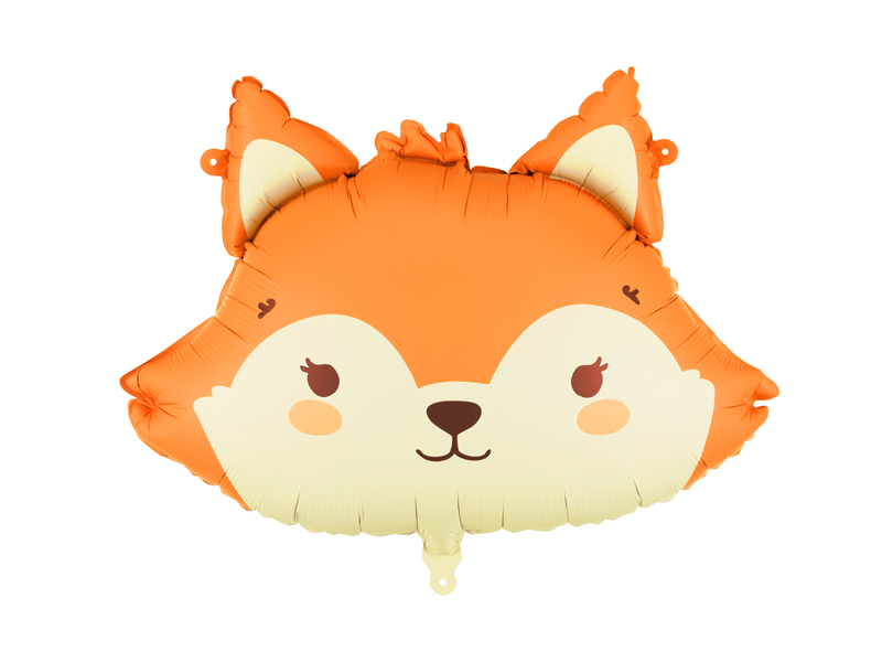Foil balloon Fox, 57x42 cm, mix - Designer decorations and ideas for ...
