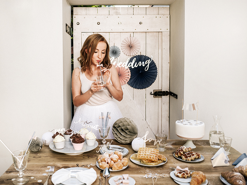 Cake topper Love, silver, 17cm - Designer decorations and ideas for ...