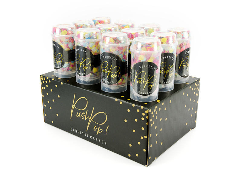 Confetti push pop, mix - Designer decorations and ideas for every party ...