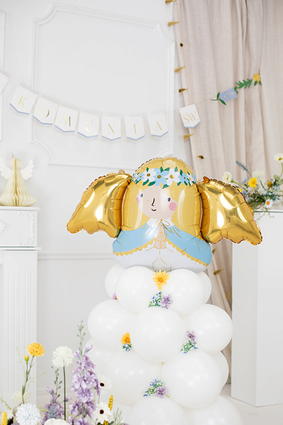Balloon bouquet Angel, 140x70 cm, white - Designer decorations and ...