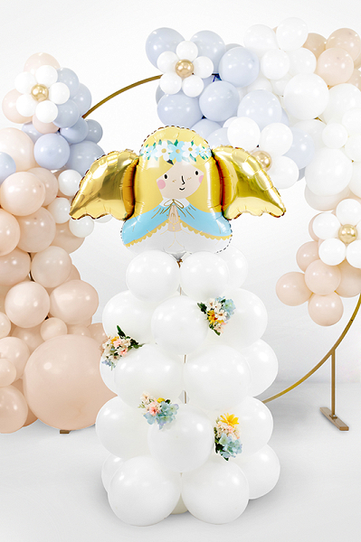 Balloon bouquet Angel, 140x70 cm, white - Designer decorations and ...