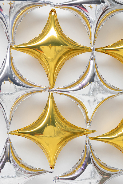 Foil balloon 4-point Star, 45 cm, gold - Designer decorations and ideas ...