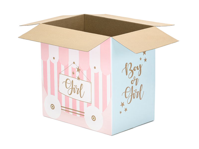 Balloons box - Boy or Girl, 60x40x60cm (1 pkt / 5 pc.) - Designer ...