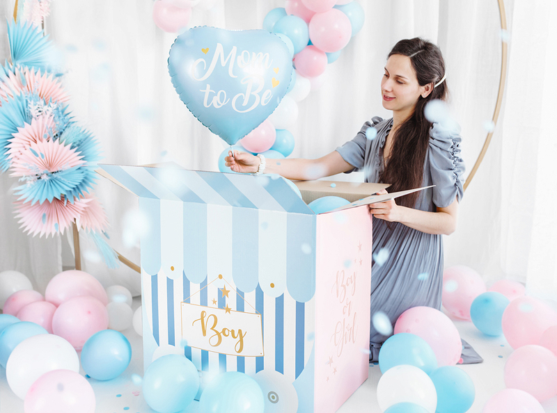 Balloons box - Boy or Girl, 60x40x60cm (1 pkt / 5 pc.) - Designer ...