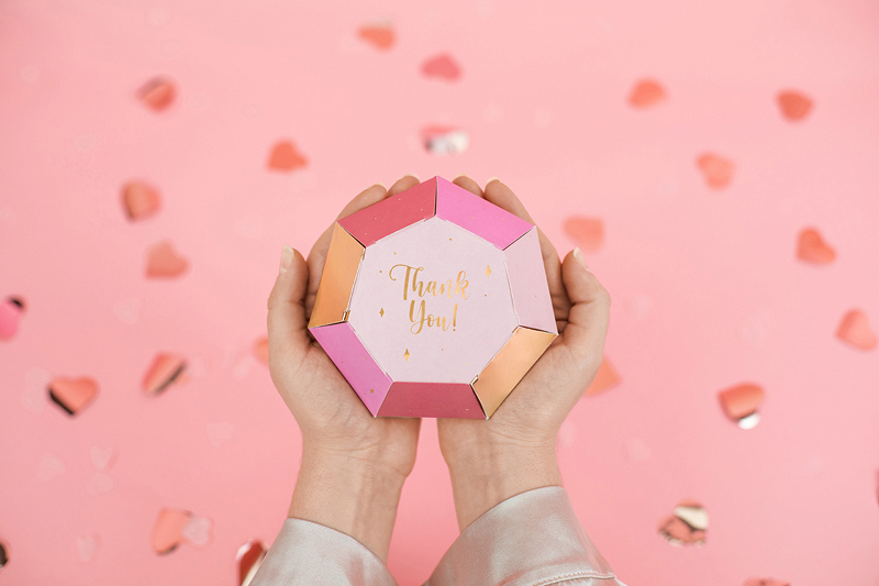Boxes Diamonds, 10x12x11.5 cm, mix (1 pkt / 6 pc.) - Designer ...