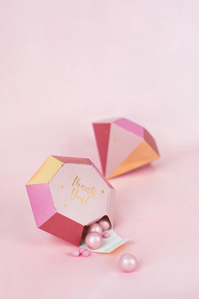 Boxes Diamonds, 10x12x11.5 cm, mix (1 pkt / 6 pc.) - Designer ...