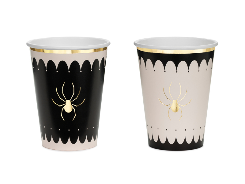 Spider Cups, mix, 400 ml (1 pkt / 6 pc.) - Designer decorations and ...
