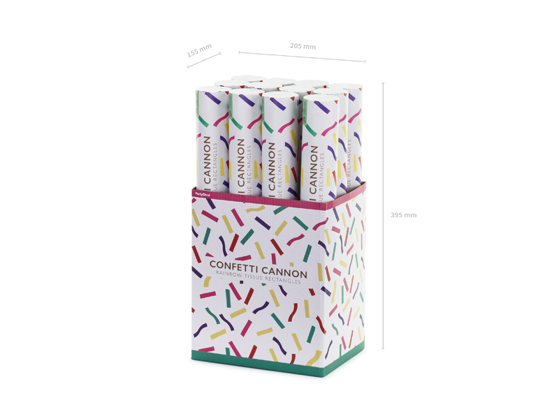 Confetti cannon, mix, 40cm - Designer decorations and ideas for every ...