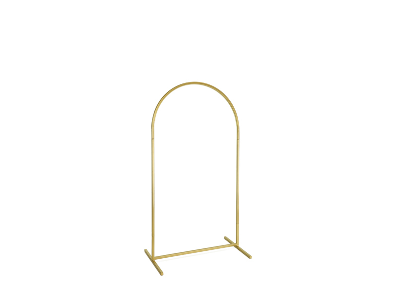 Backdrop stand, mini arch, gold, 80x150 cm - Designer decorations and ...
