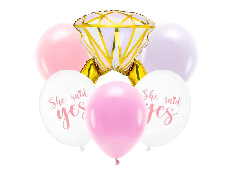 Balloon set Ring, mix (1 pkt / 6 pc.) - Designer decorations and ideas ...