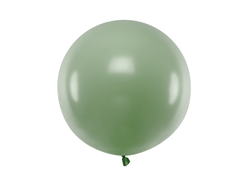 Round balloon 60 cm, Pastel Rosemary Green - Designer decorations and ...