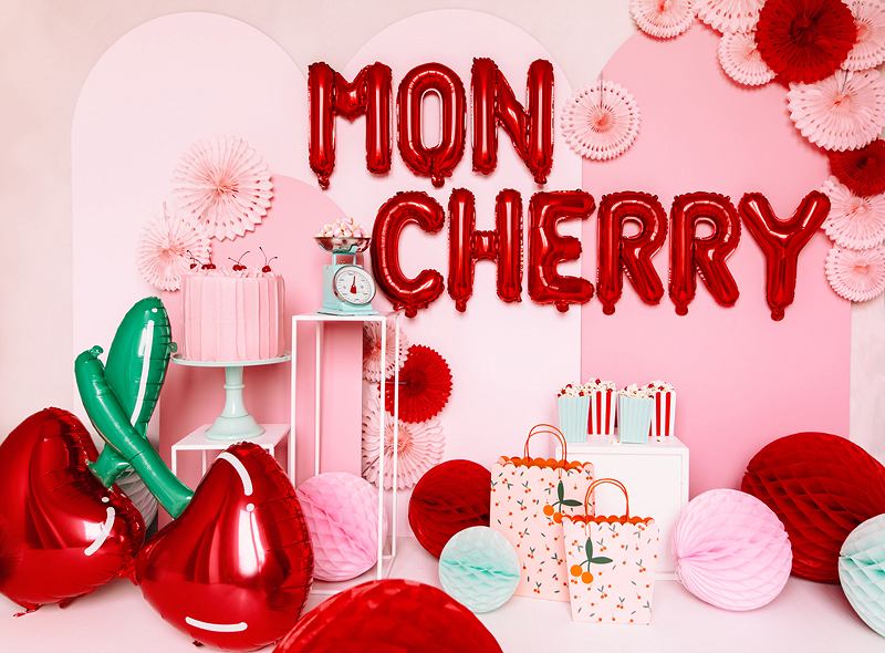 Gift bags Cherries, mix, 22x23x8cm - Designer decorations and ideas for ...