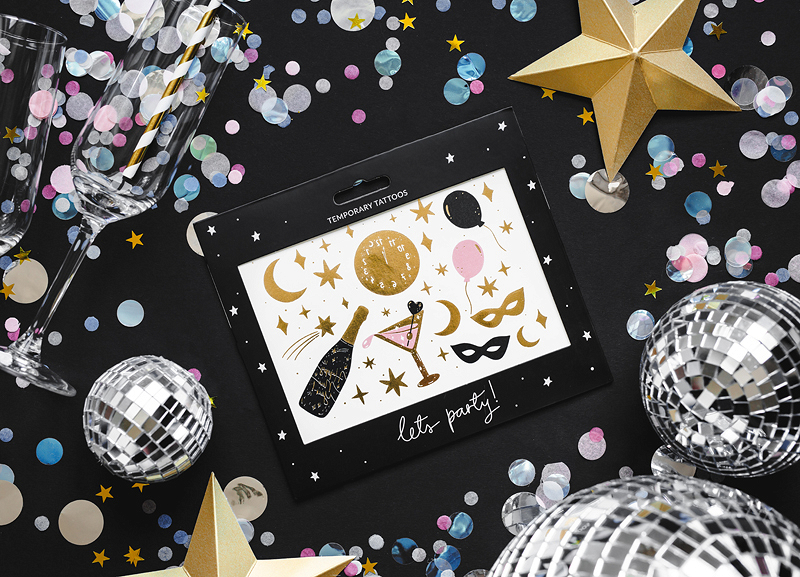 Decoration Stars, gold (1 pkt / 6 pc.) - Designer decorations and ideas ...