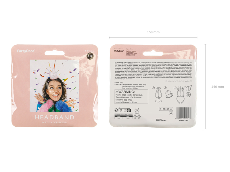 Cake Headband with Candles, mix - Designer decorations and ideas for ...