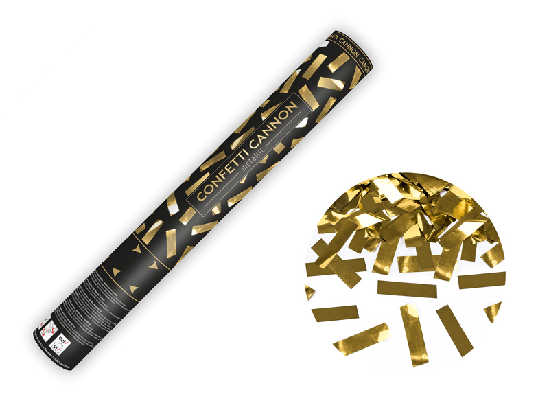 Confetti cannon, gold, 40cm - Designer decorations and ideas for every ...