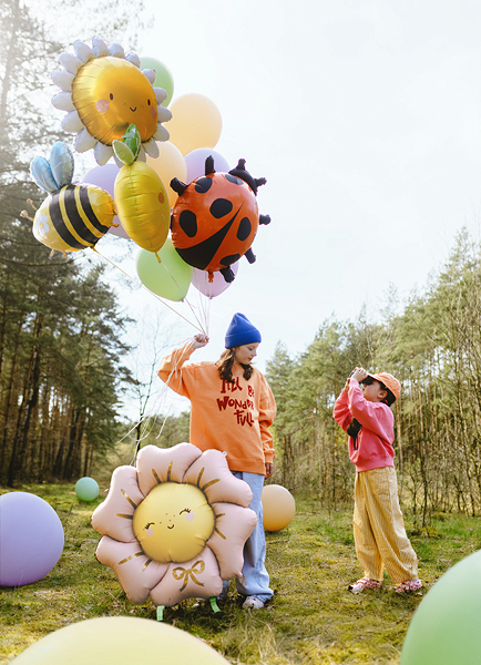 Foil balloon Bumblebee, 63.5x72 cm, mix - Designer decorations and ...