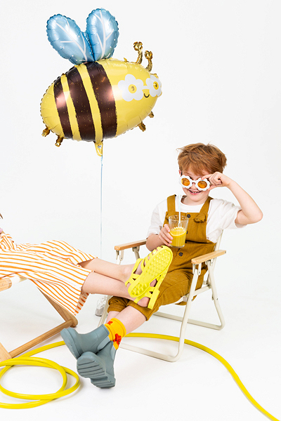 Foil balloon Bumblebee, 63.5x72 cm, mix - Designer decorations and ...