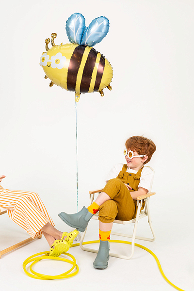 Foil balloon Bumblebee, 63.5x72 cm, mix - Designer decorations and ...