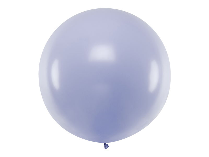 Round Baloon 1m, Pastel Light Lilac - Designer decorations and ideas ...