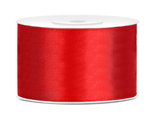 Satin Ribbon, red, 38mm/25m - Internet shop :: PartyDeco