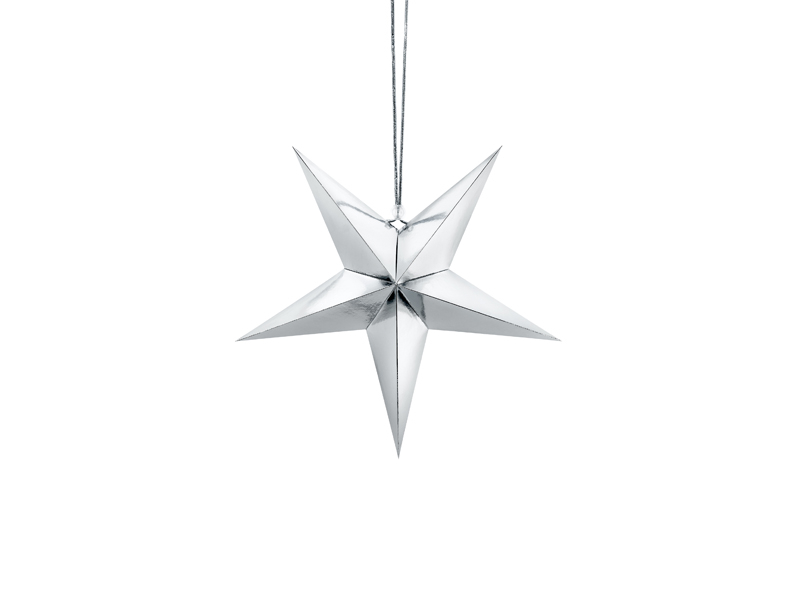 Paper star, 30cm, silver - Designer decorations and ideas for every ...