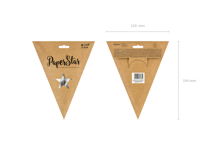 Paper star, 30cm, silver - Designer decorations and ideas for every ...