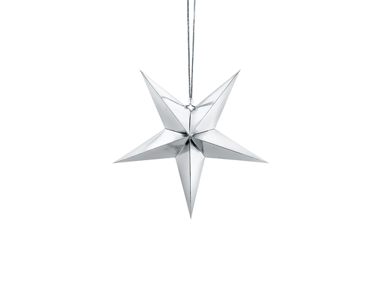 Paper star, 30cm, silver - Designer decorations and ideas for every ...