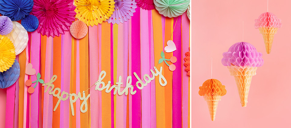 Decorations - Designer decorations and ideas for every party! - PartyDeco